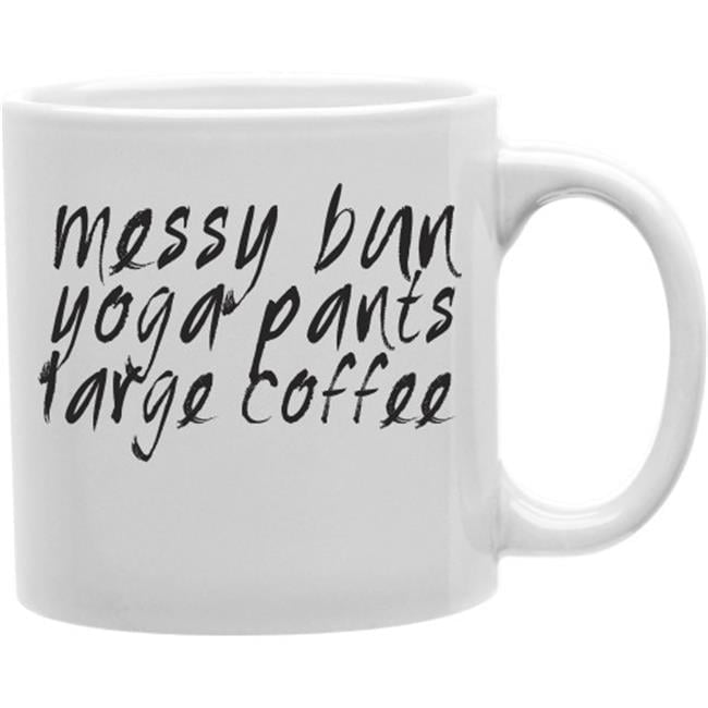 Imaginarium Goods CMG11-IGC-MBYPLC Messy Bun Yoga Pants Large 11 oz ...