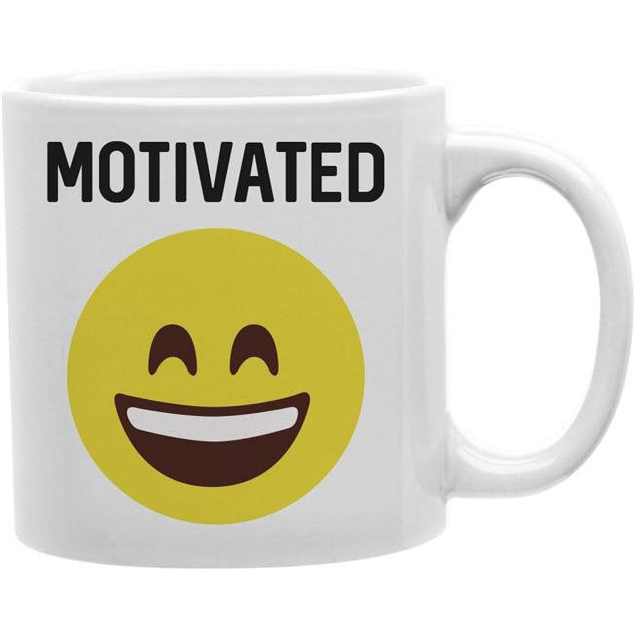Imaginarium Goods Motivated - Motivated Worded Emoji Mug - Walmart.com