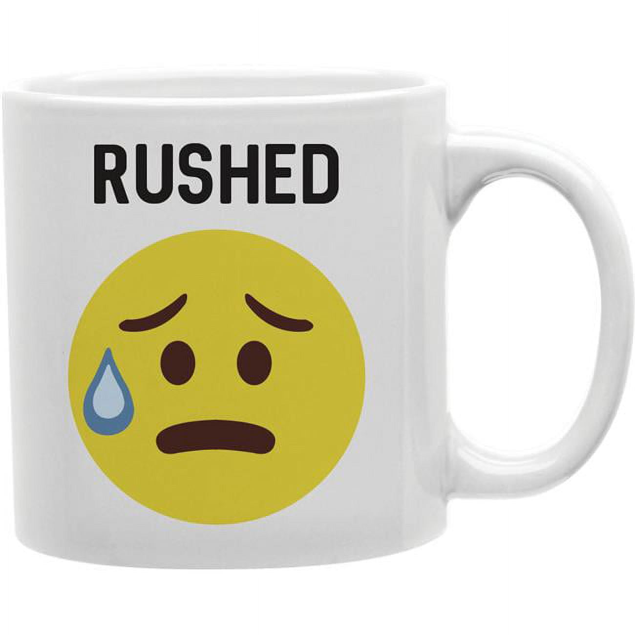 Imaginarium Goods Rushed - Rushed Emoji Worded Emoji Mug - Walmart.com