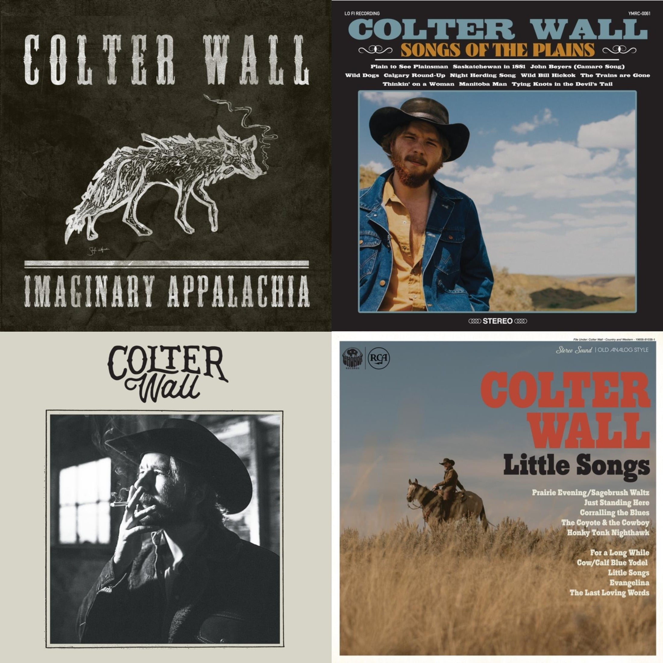 Imaginary Appalachia (Red LP Vinyl) & Songs Of The Plains & Colter Wall ...