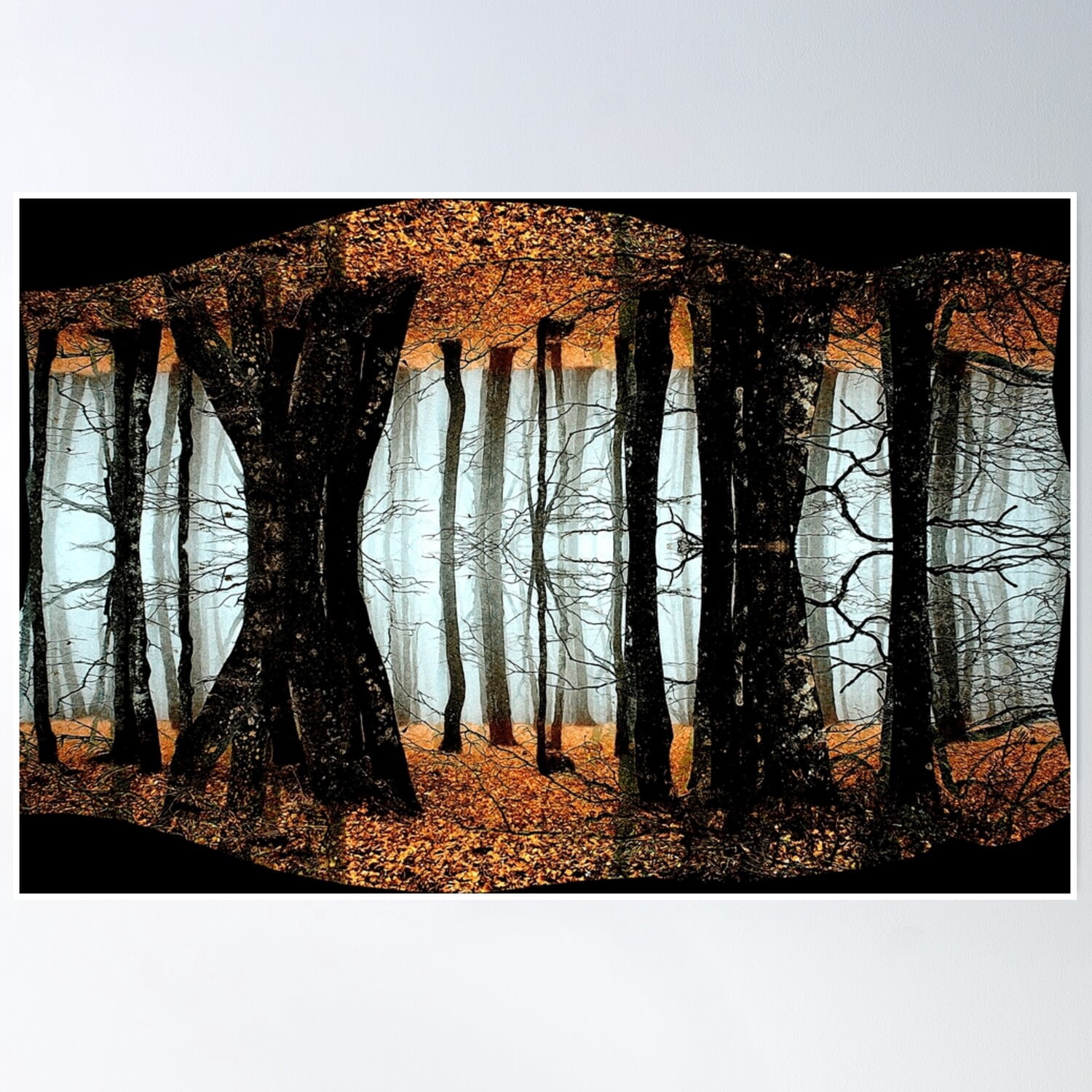 Imaginary Forest Poster Wall Art, Modern Wall Decor, 24x36 UNFRAMED ...