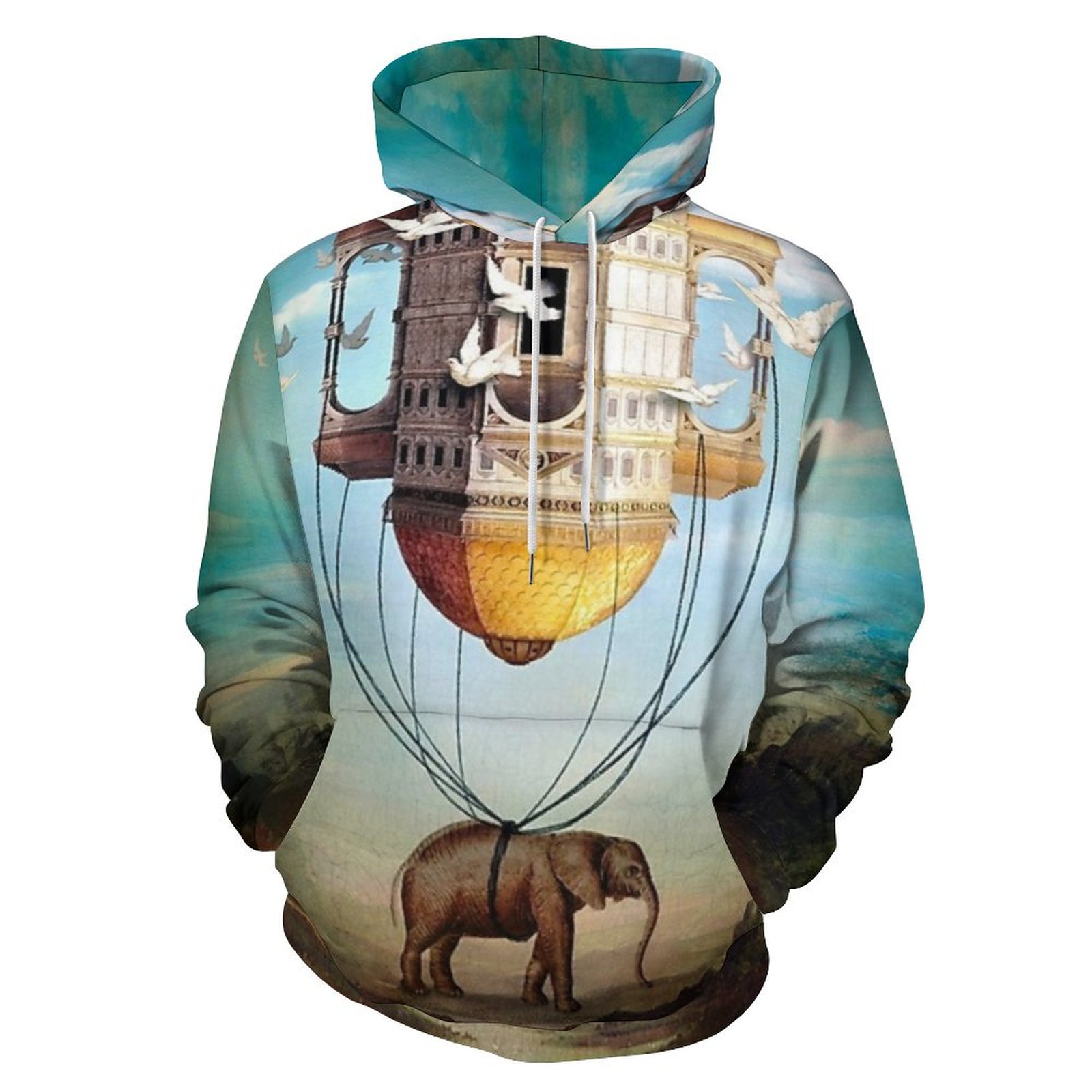 Imaginary Traveler Oversized Hoodies for Women Pullover Womens Clothes ...