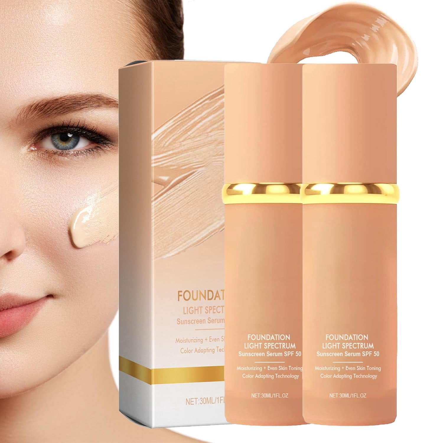 Imaginaryl Makeup, Foundation 4 in 1 Cc Cream, Natural Imaginaryl Color ...