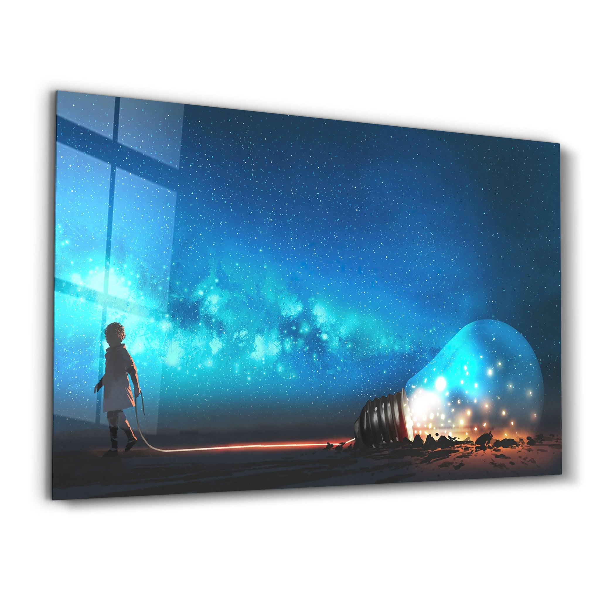 Imagination | Glass Wall Art - Walmart.com