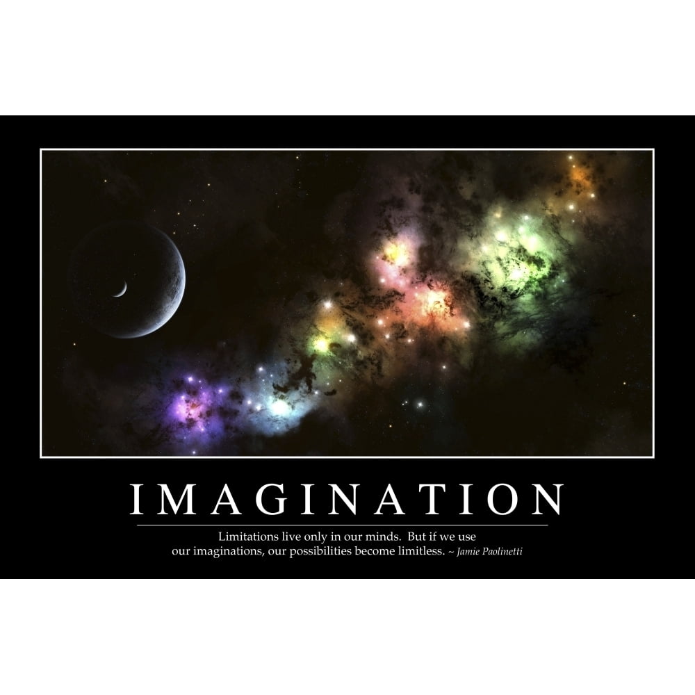 Imagination: Inspirational Quote and Motivational Poster Poster Print ...