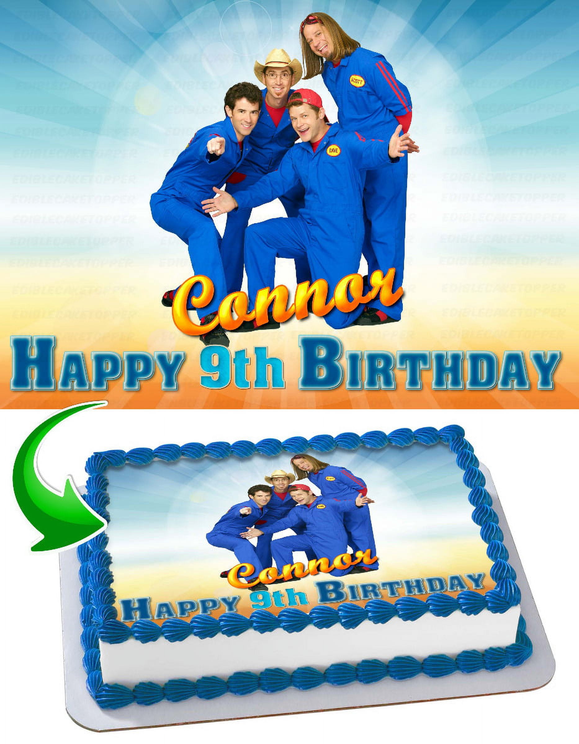 Imagination Movers - Edible Cake Topper - 11.7 x 17.5 Inches 1/2 Sheet ...