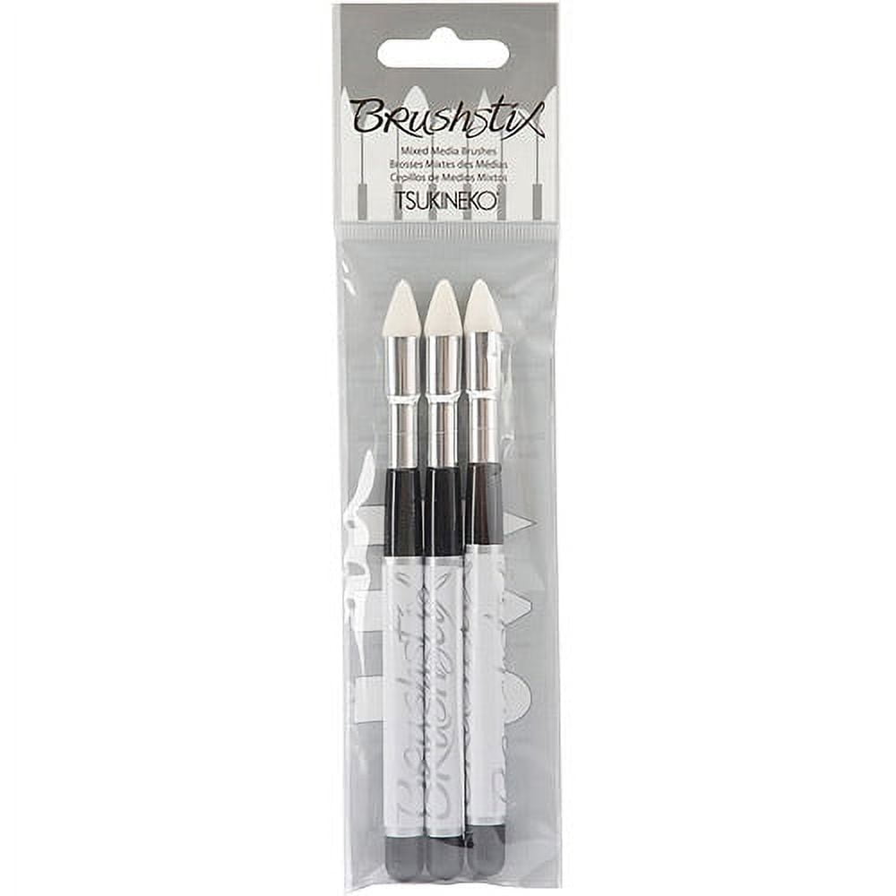 Imagine Crafts Paint Brushstix 3-Pack Mixed Media Paint Brushes. No.2 ...