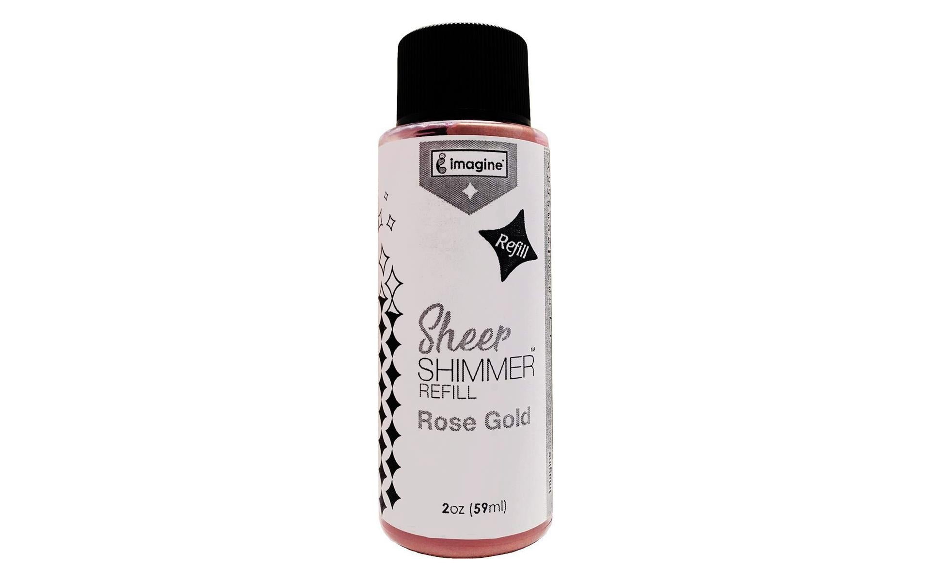 Imagine Crafts Sheer Shimmer Refill 2oz Rose Gold - Walmart.com