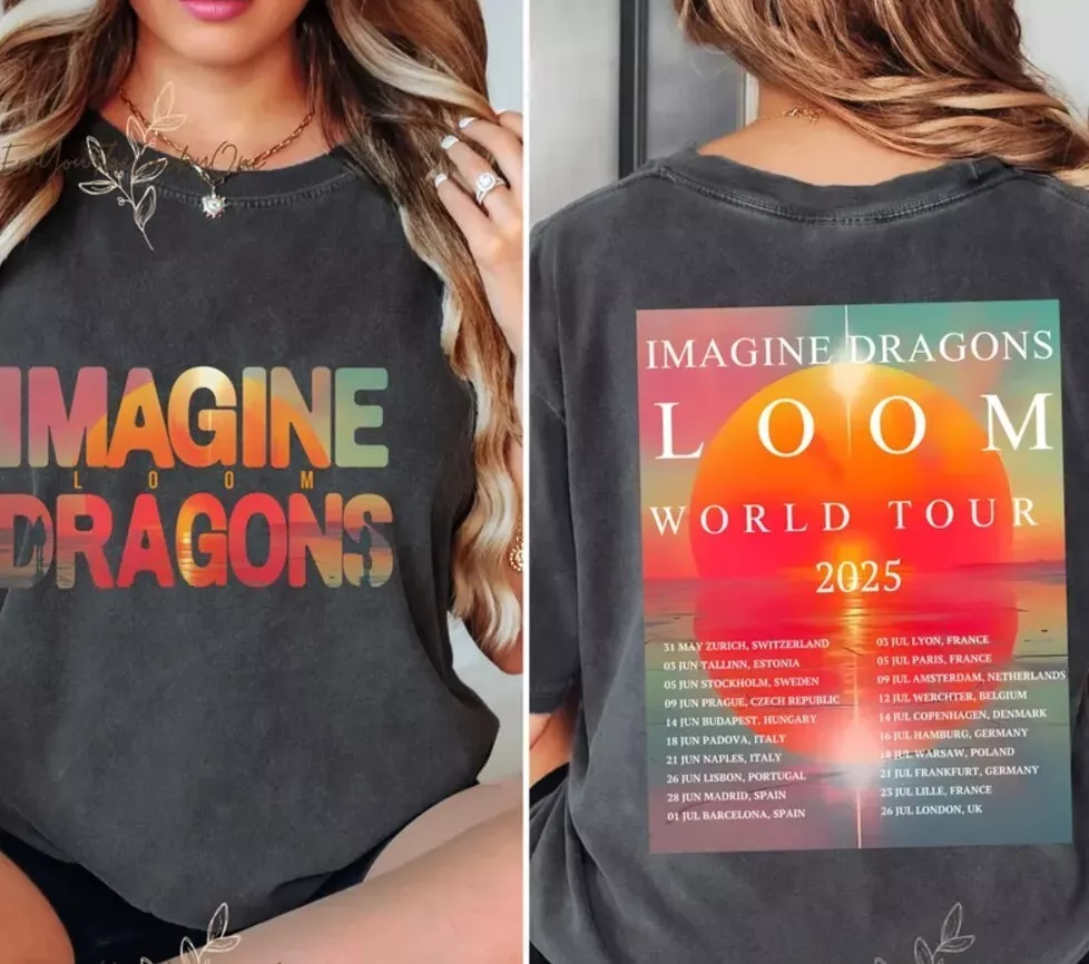 Imagine Dragons Band Merch Gift Imagine Dragons Loom Tour 2024 TShirt Imagine Dr - Walmart.com