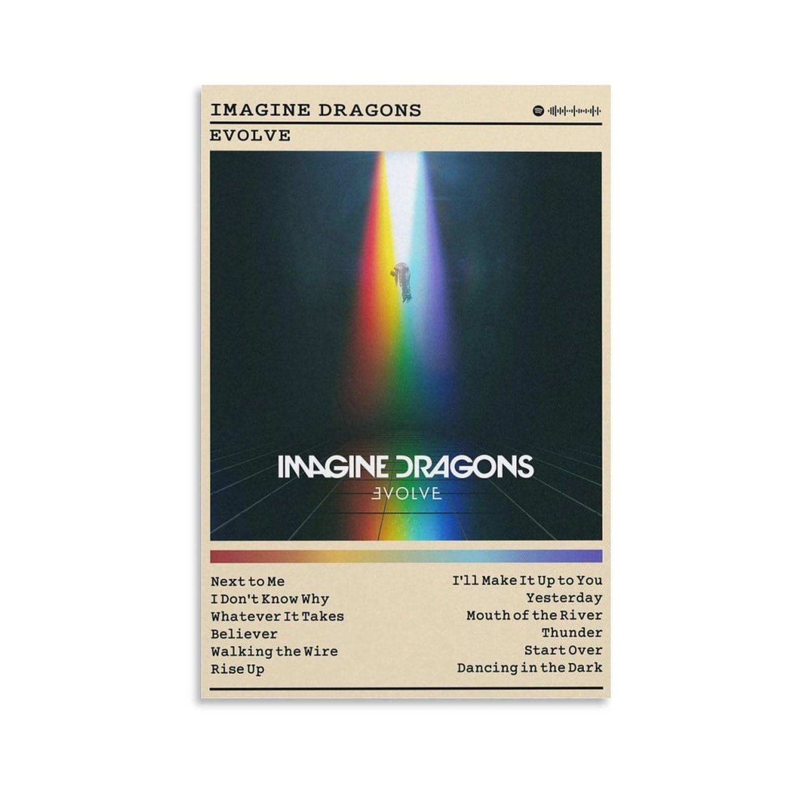 Imagine Dragons Evolve 18 Canvas Poster Bedroom Decoration Landscape ...