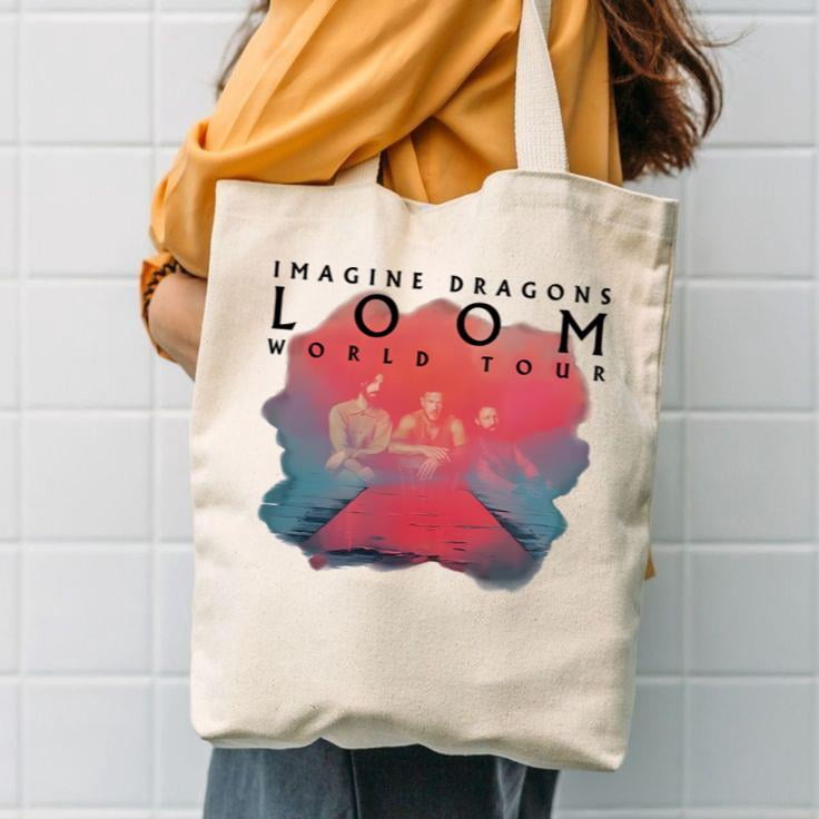 Imagine Dragons - Loom Tour 2024 Tote Bag, Imagine Dragons Band Fan Bag ...