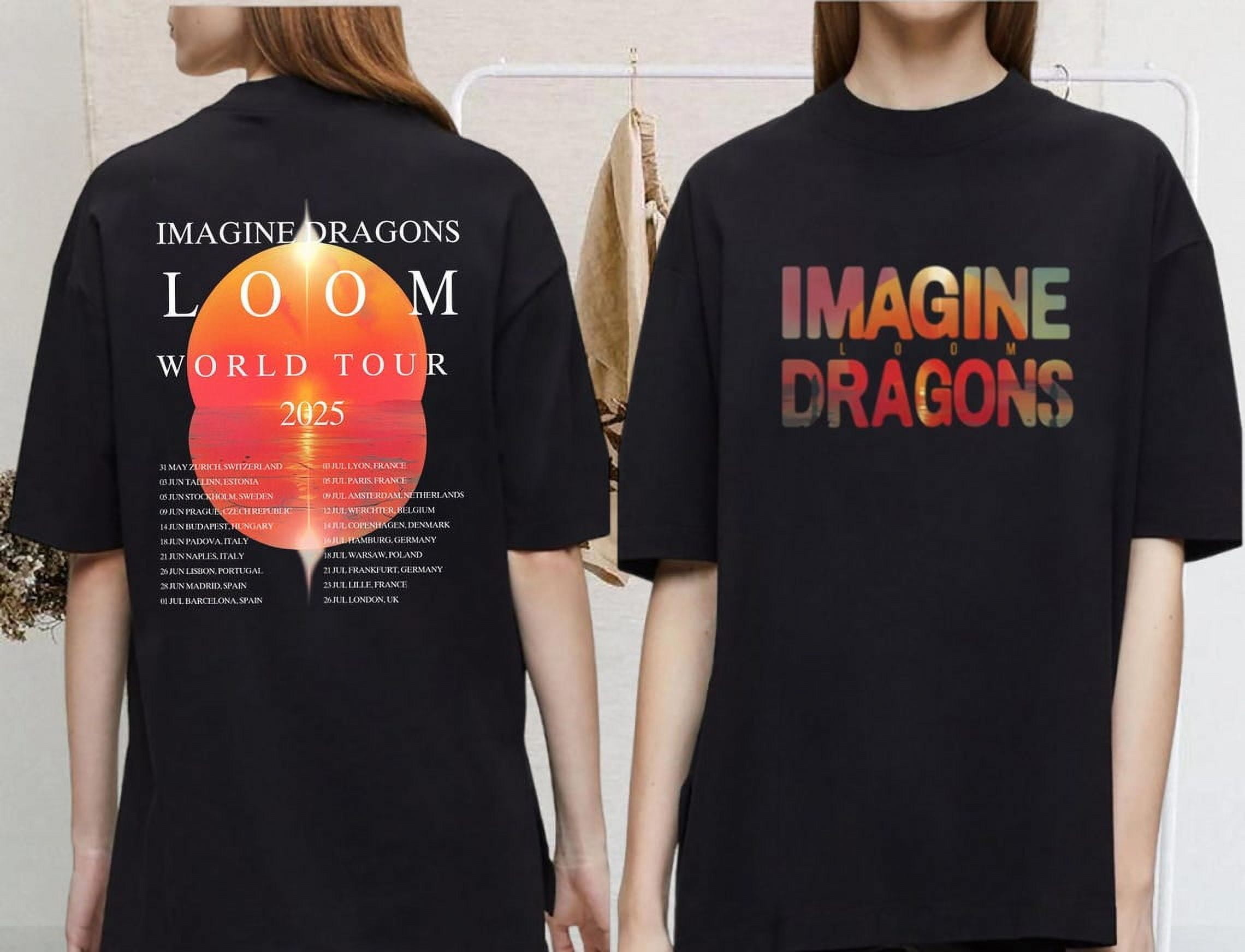 Imagine Dragons Loom Tour 2025 T-Shirt, Imagine Dragons 2025 Concert ...