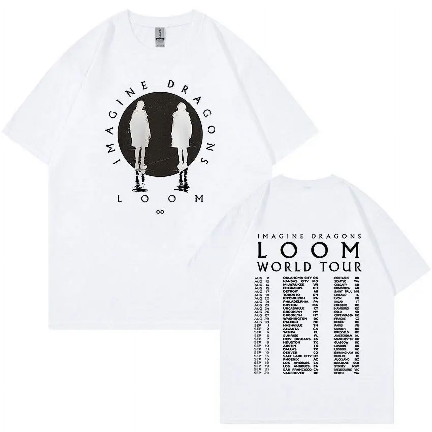 Imagine Dragons Loom World Tour 2024 Print T Shirt Shirt, Size Xl, Tee ...