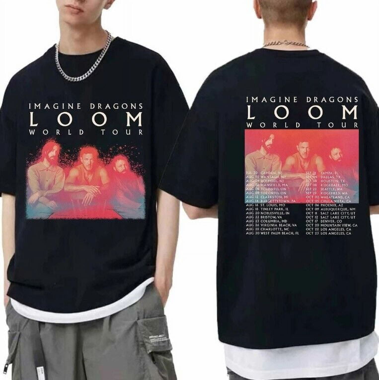 Imagine Dragons Loom World Tour 2024 Shirt, Imagine Dragons 2024 ...