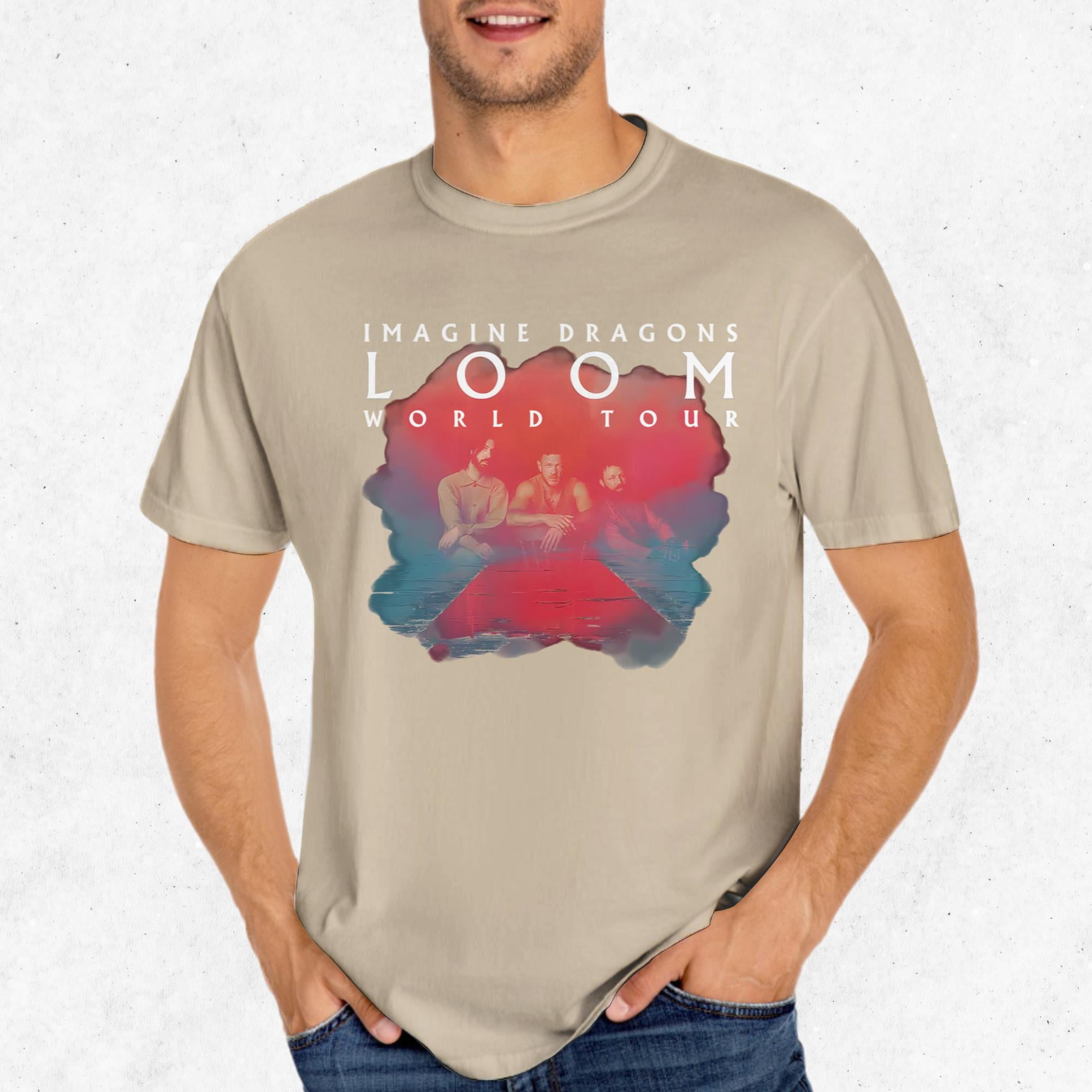 Imagine Dragons Loom World Tour 2024 T-Shirt - Official Band Merch ...