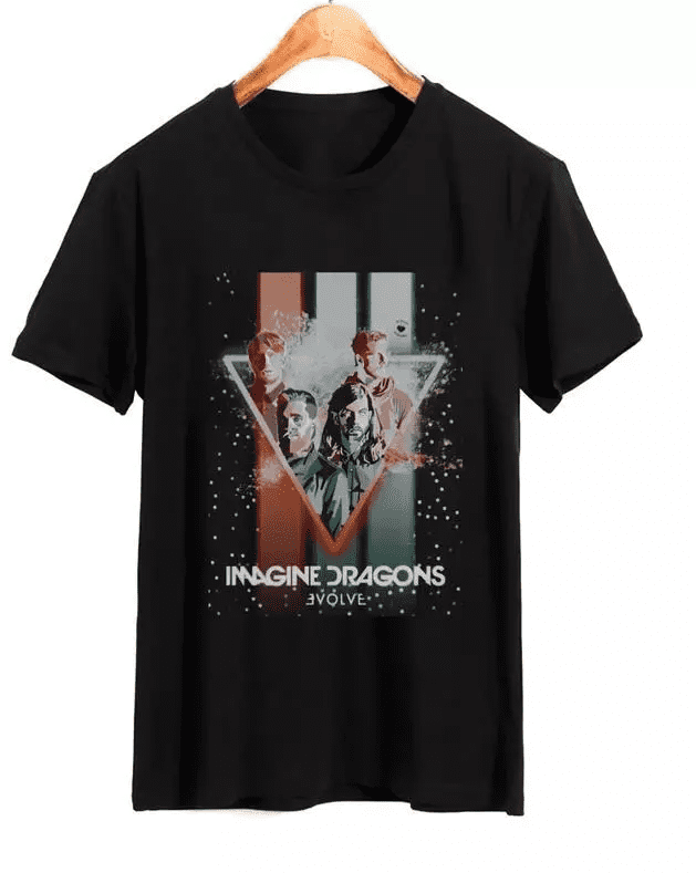Imagine! Dragons! Music Art Apparel with Retro For Fans men women ...