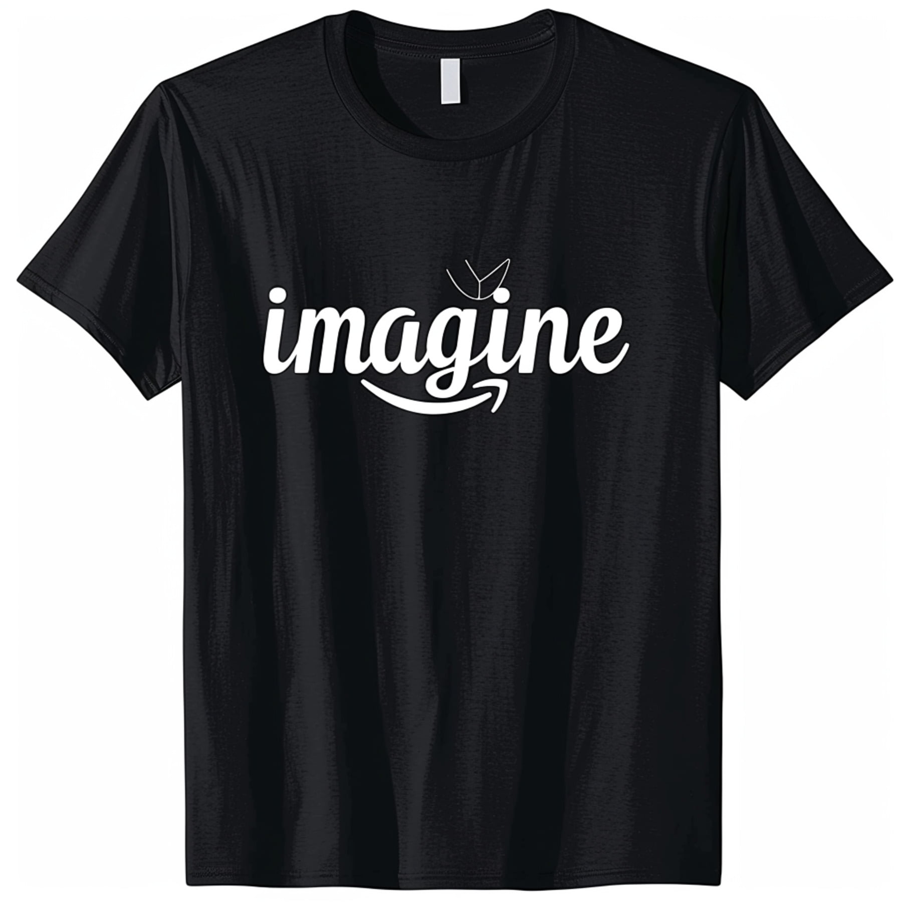 Imagine Eye Logo Black T Shirt Stylish Elegant Minimalist Design with ...