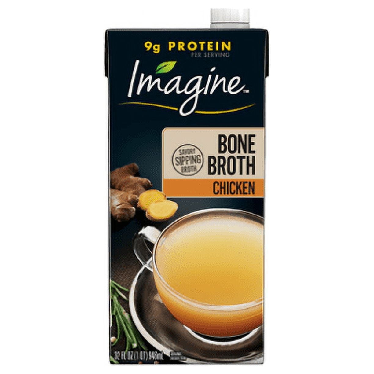 Imagine Foods Bone Broth Gluten Free Chicken 32 fl oz - Walmart.com