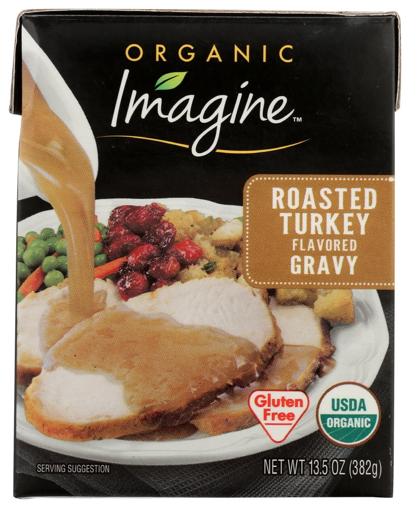 Imagine Foods Organic Roasted Turkey Gravy , 13.5 Fl Oz - Walmart.com