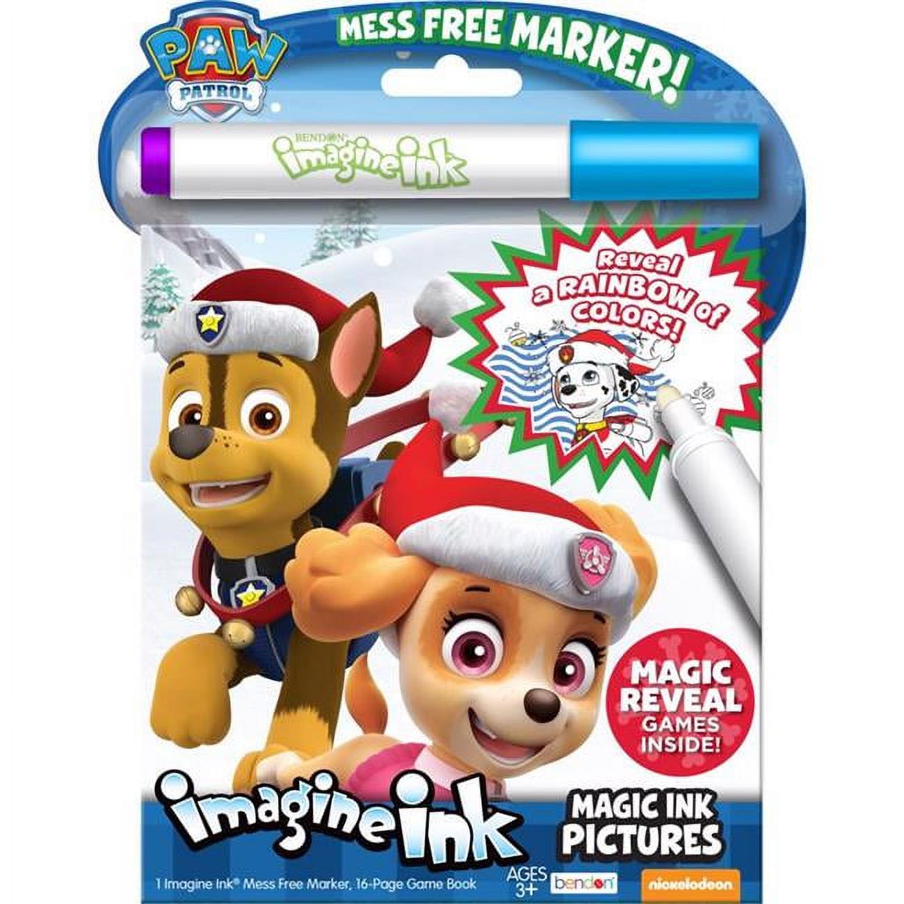 Imagine Ink Paw Patrol Magic Ink Pictures - Pack of 24 - Walmart.com