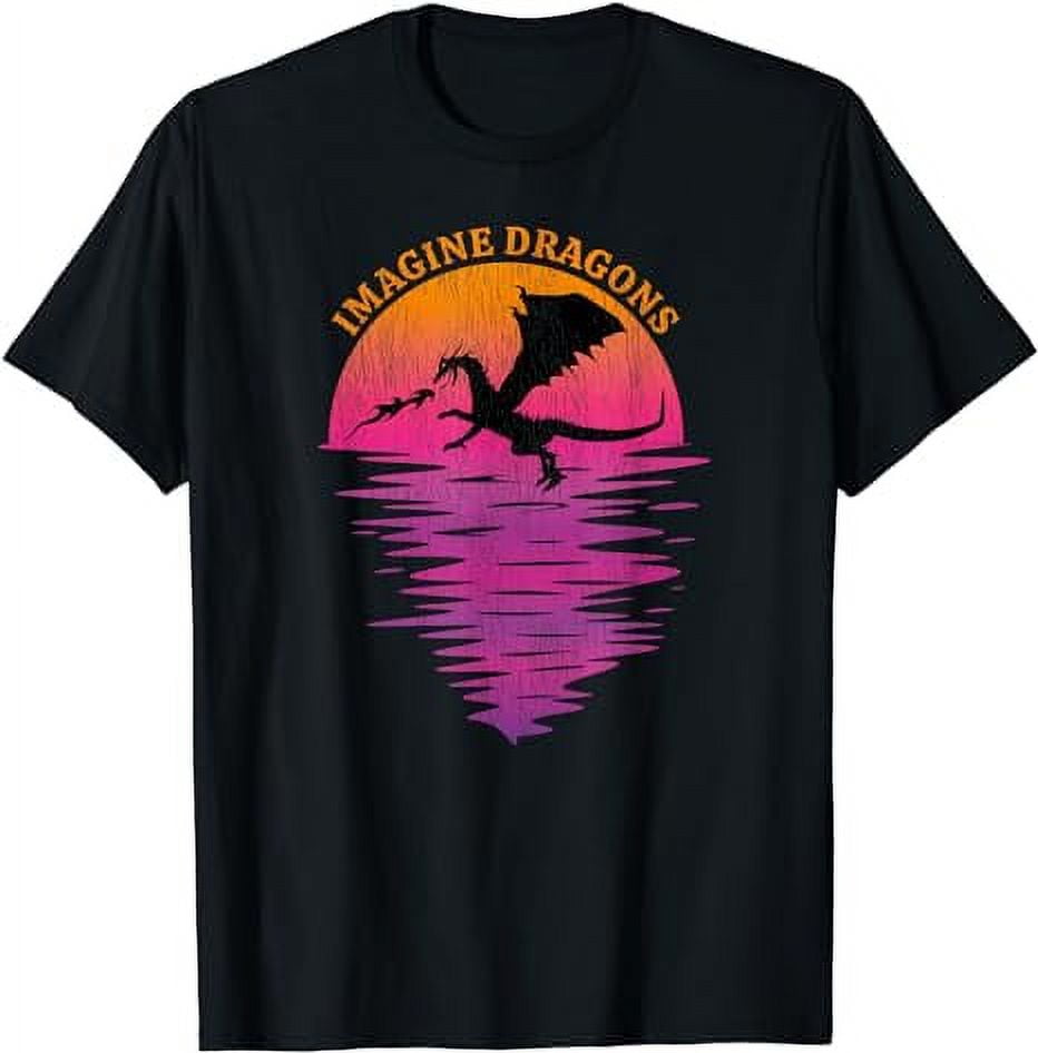 Imagine Magical and Mythical Fantasy Dragons T-Shirt - Walmart.com