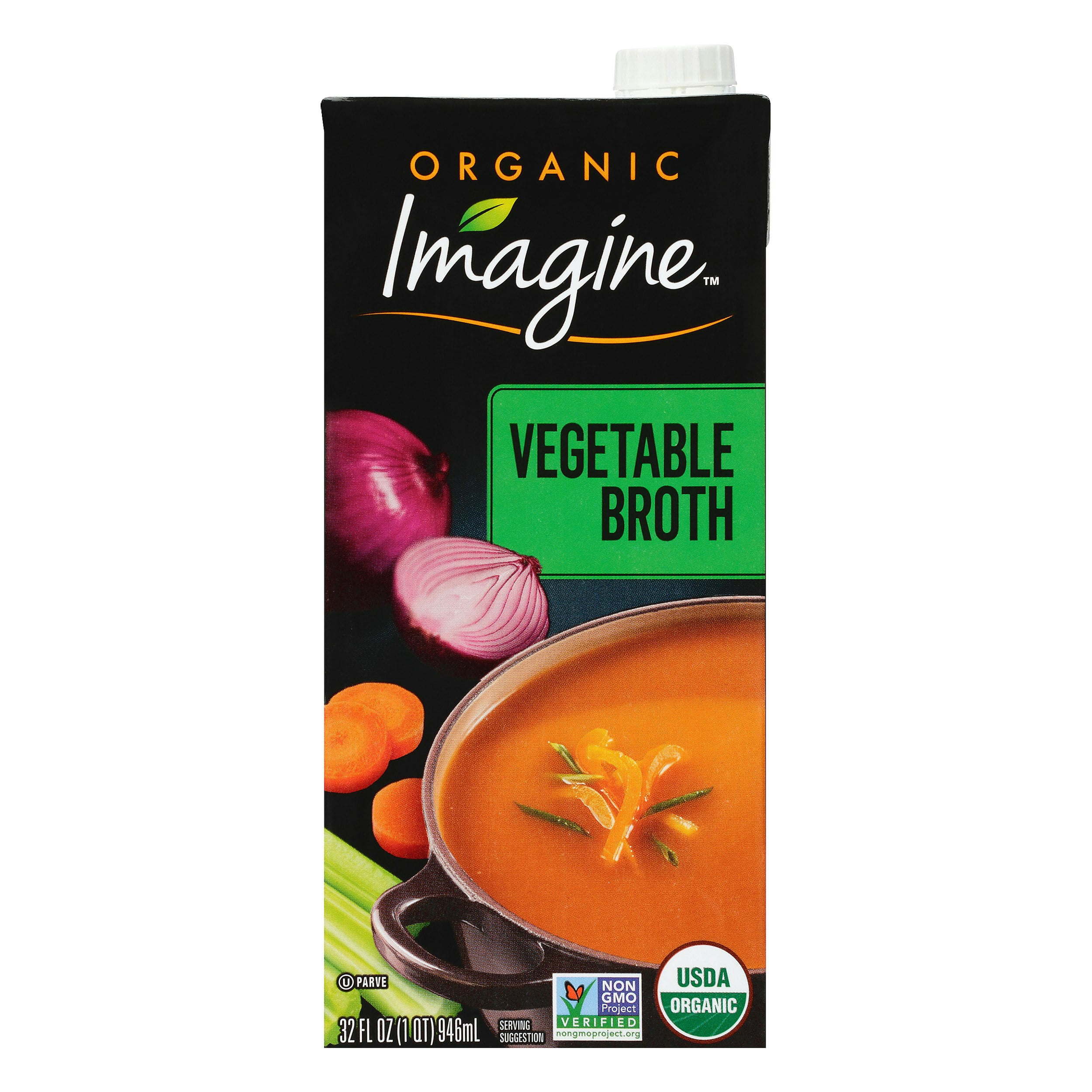 Imagine Organic Vegetable Broth 32 oz (Pack Of 6) - Walmart.com