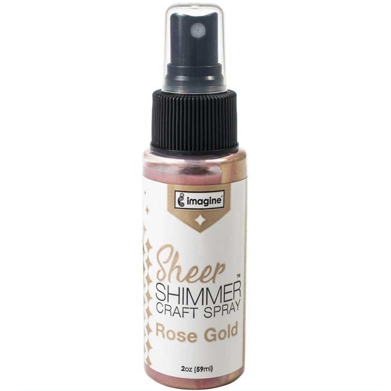 Imagine Sheer Shimmer Craft Spray 2oz-Rose Gold - Walmart.com