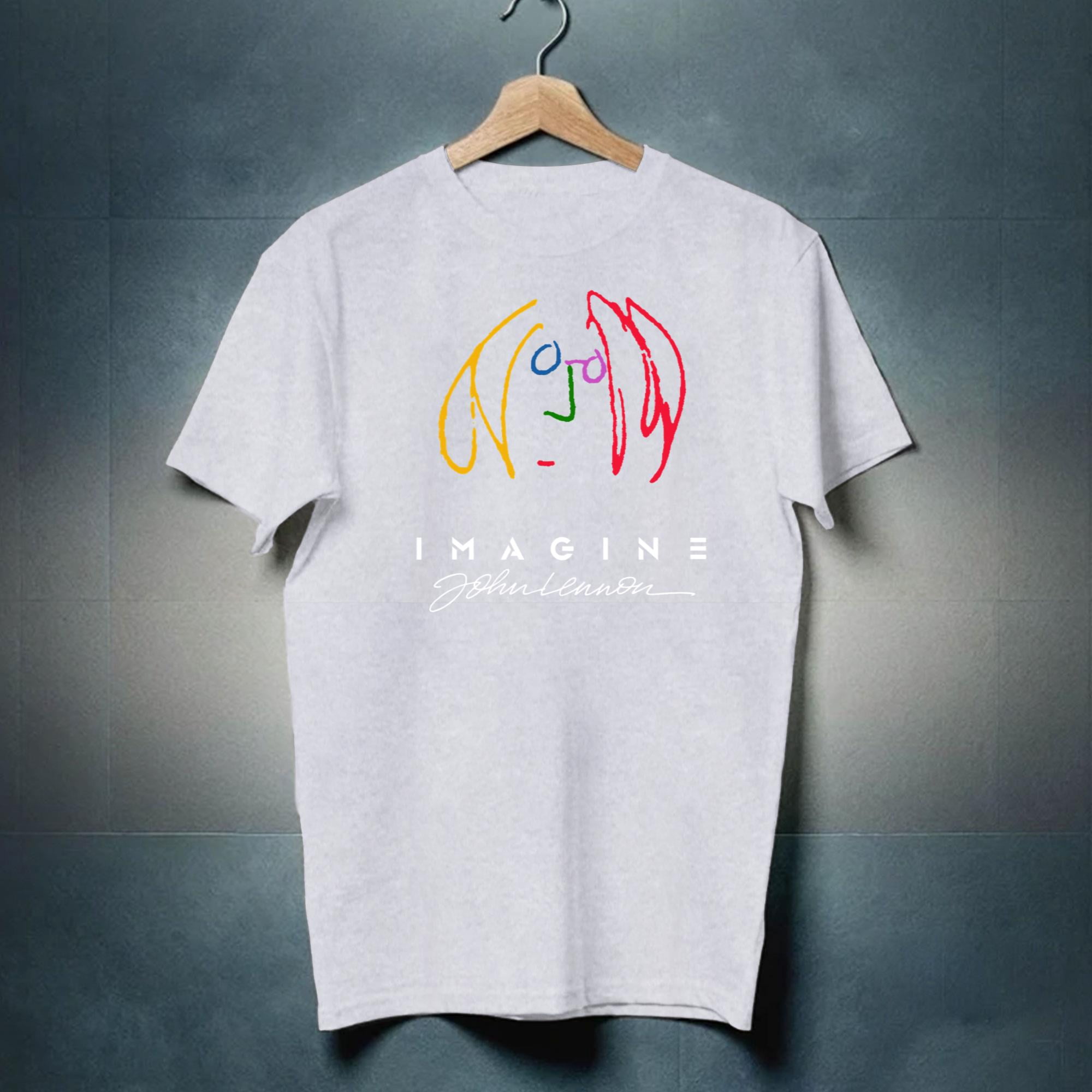 Imagine Shirt Men's Women's Sizes Cotton Tee, Music Legend Graphic ...