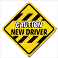 Imagine This Caution New Driver Removable and Reusable Yellow Car ...
