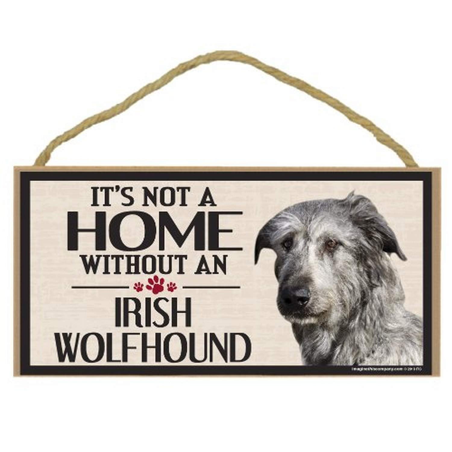 Imagine This Wood Sign for Irish Wolfhound Dog Breeds - Walmart.com
