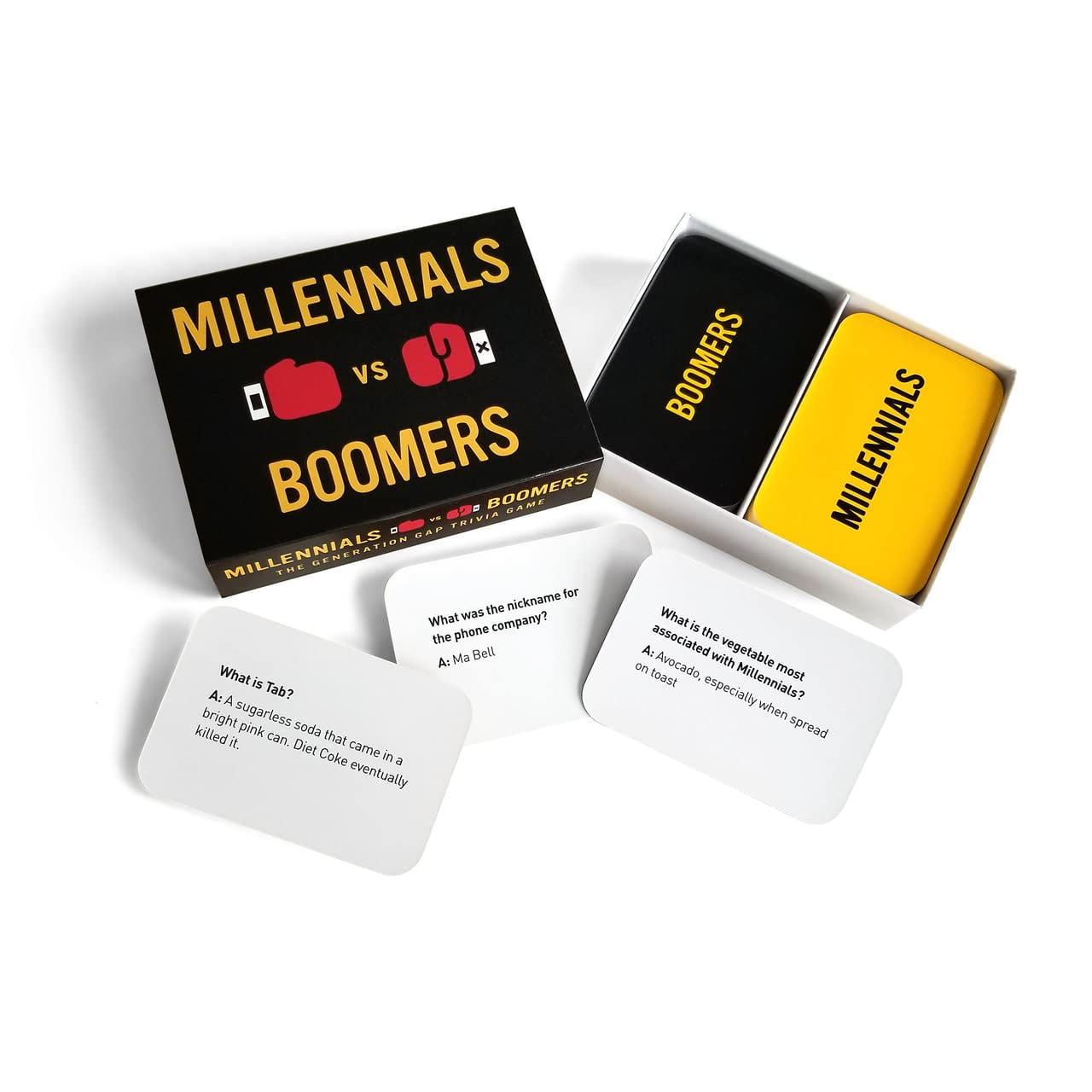 The Imagineering Company Millennials vs Boomers | Trivia Card for Ages ...