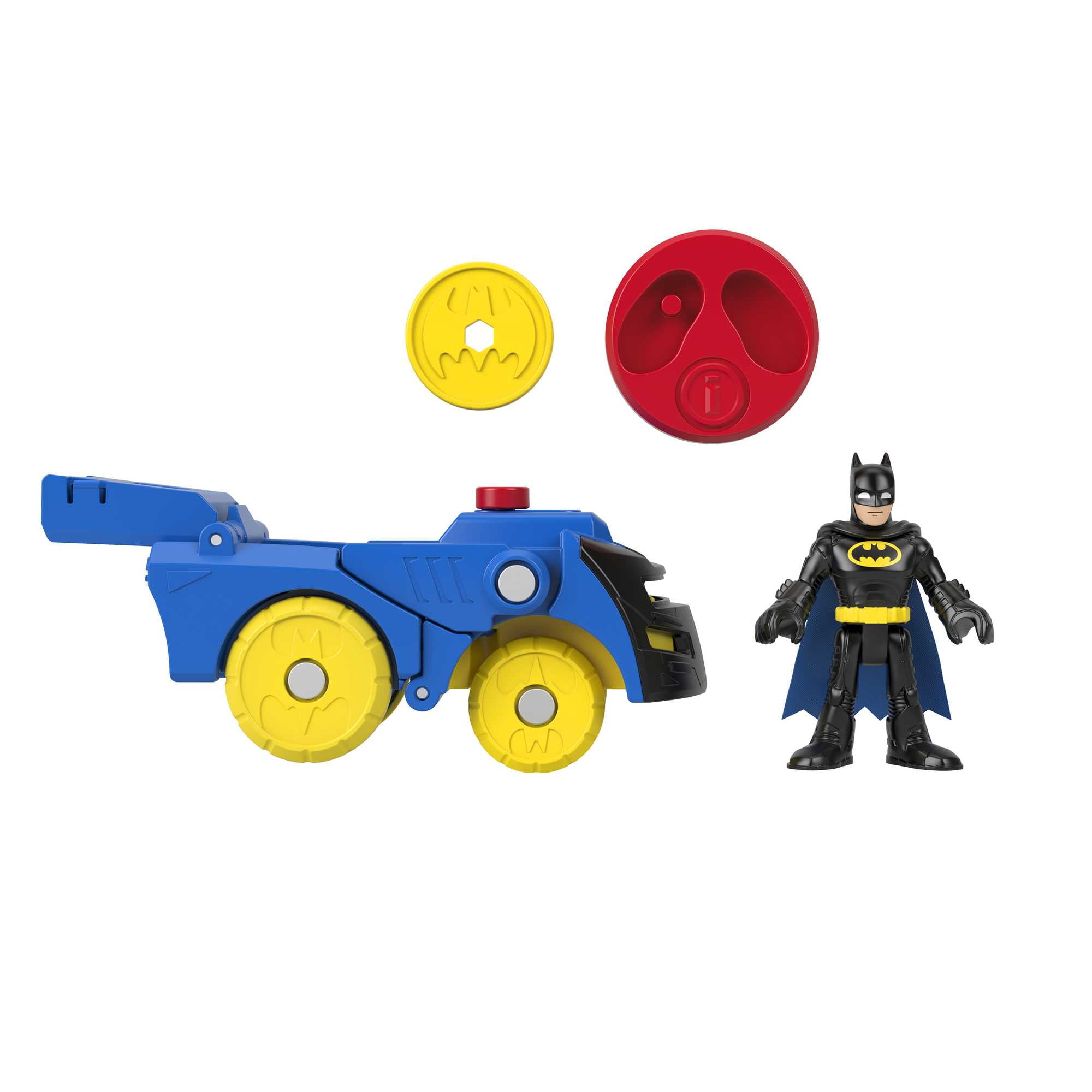Imaginext Transforming Batman & Batmobile Play Toy Set, DC Super ...