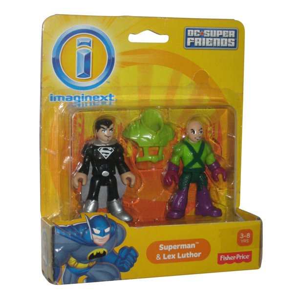 Imaginext DC Super Friends Superman & Lex Luthor Mini Figure 2-Pack ...
