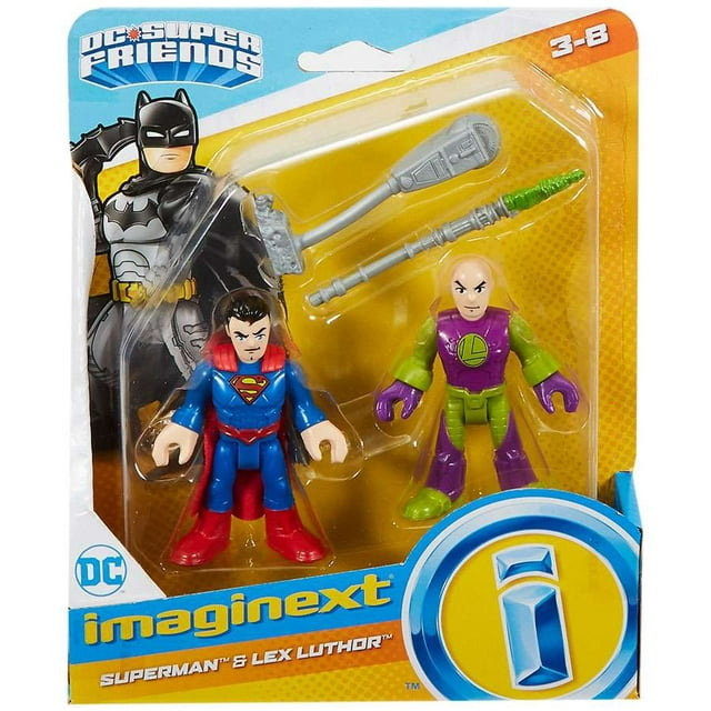 Imaginext DC Super Friends Superman & Lex Luthor - Walmart.com