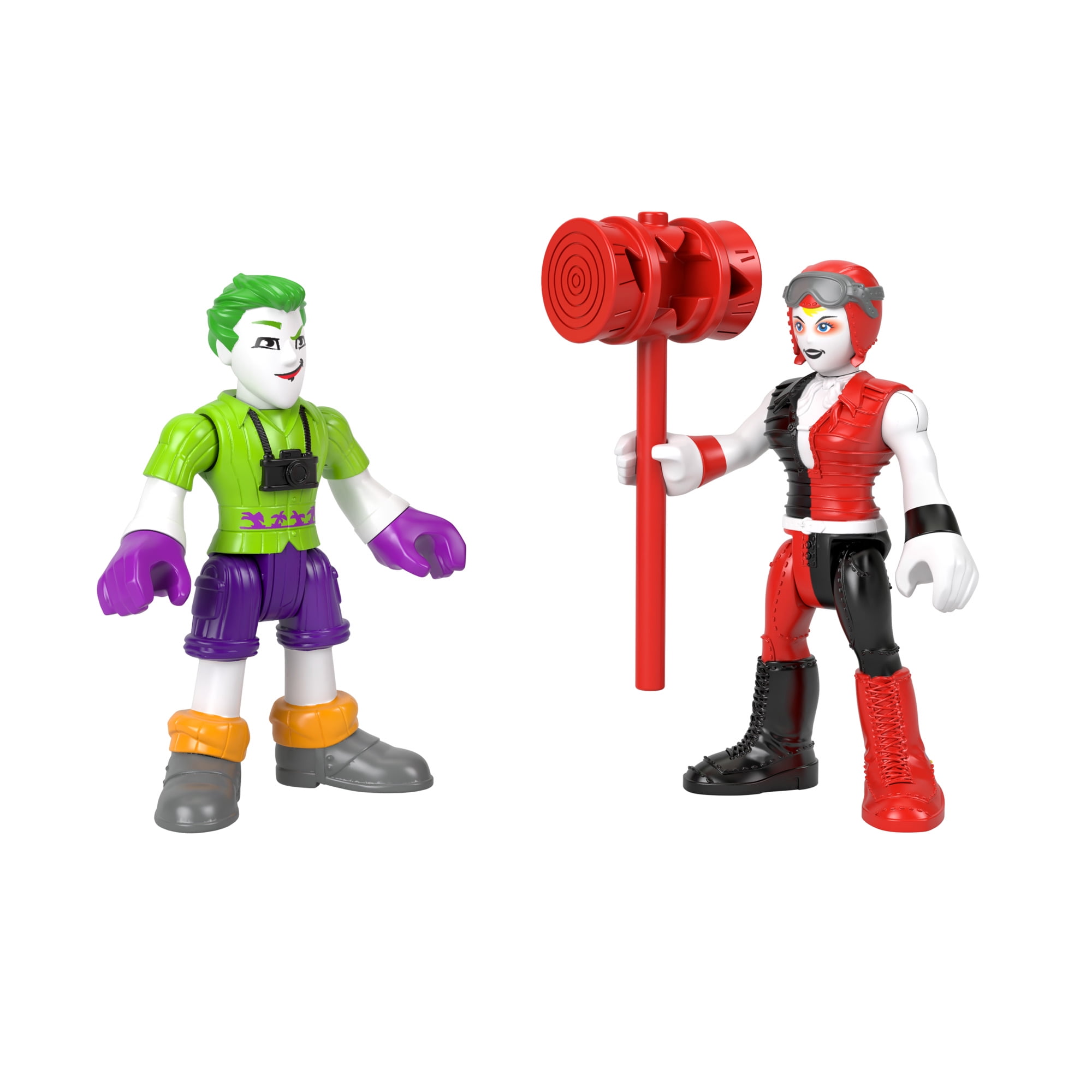 Imaginext Dc Super Friends The Joker & Harley Quinn Figure Set, 3 ...