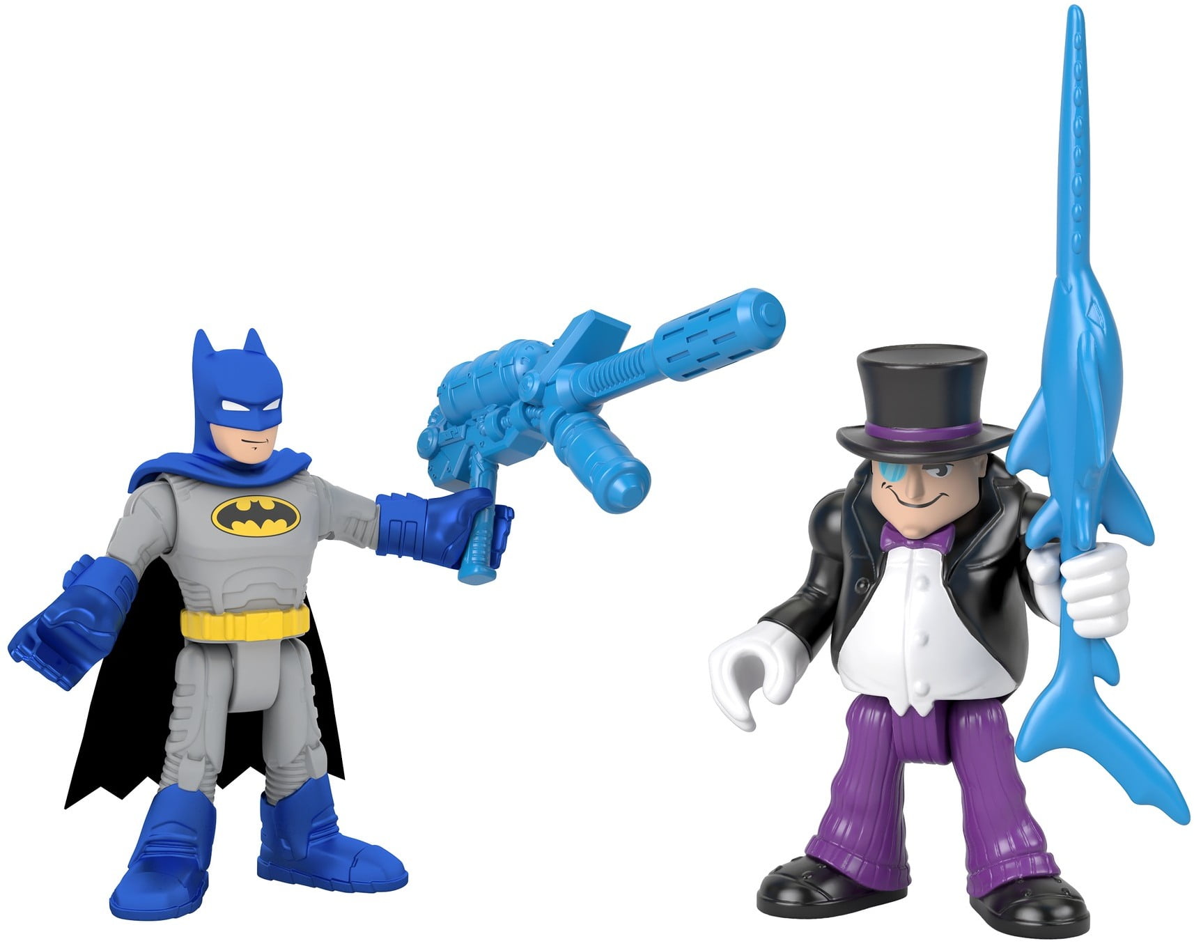 Imaginext Fisher-Price DC Super Friends Batman & The Penguin Action ...