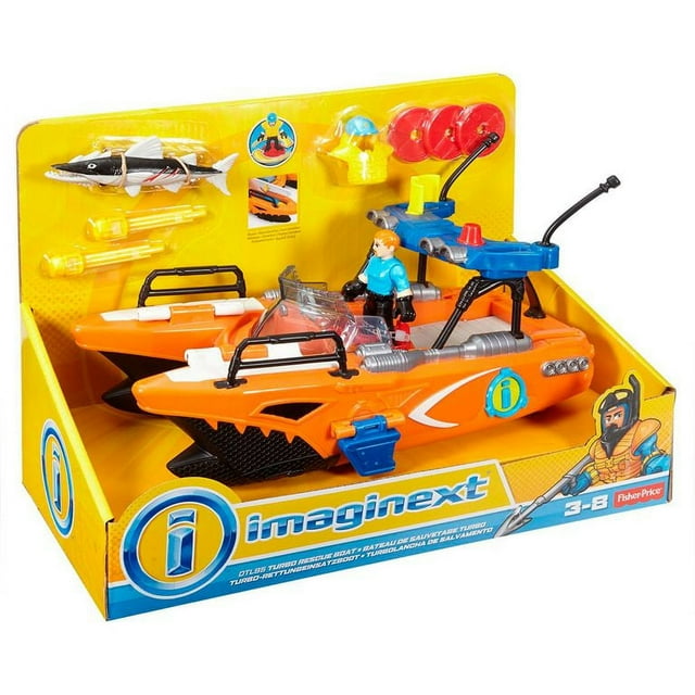 Imaginext Turbo Rescue Boat - Walmart.com