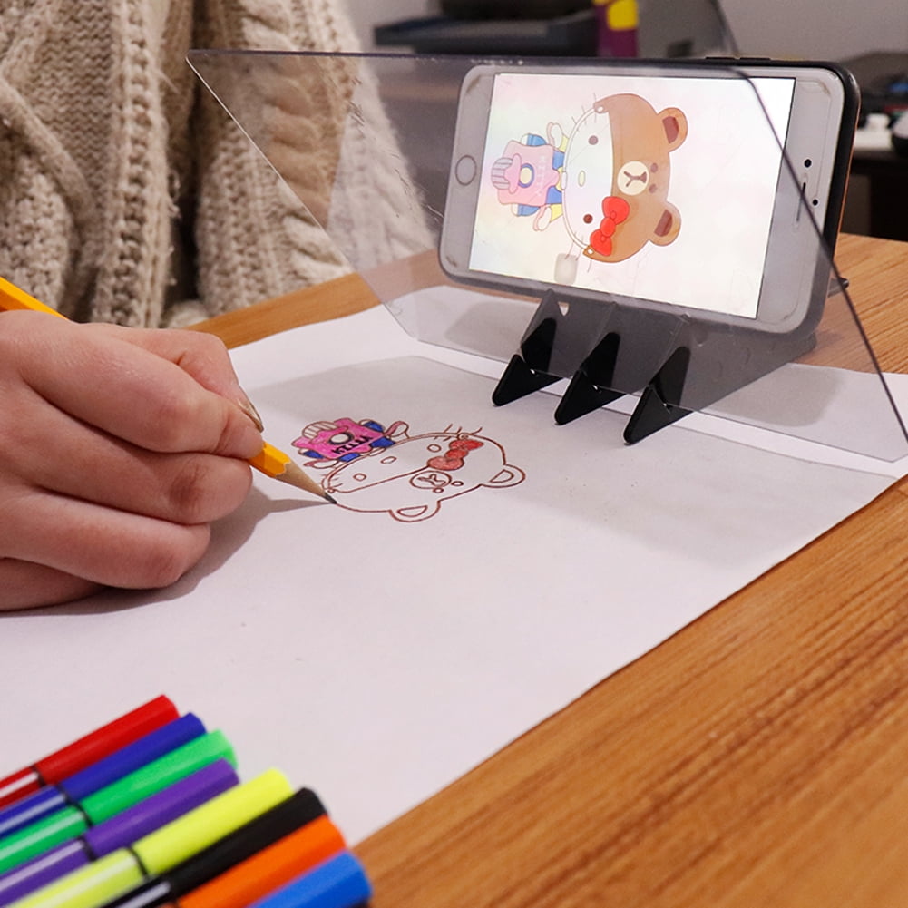 Imaging Drawing Board Sketch Reflection Dimming Bracket Painting Mirror ...