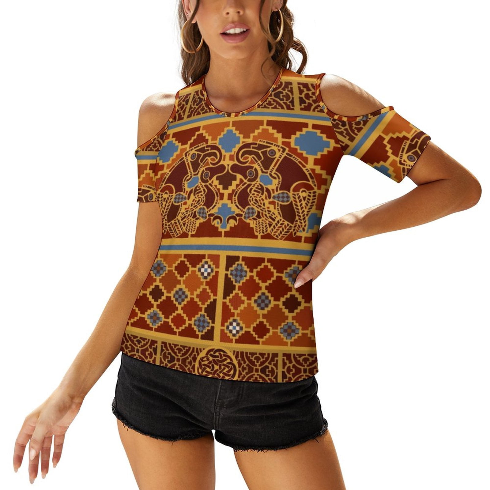 Imagining Sutton Hoo : The Sexy And Club Fashion Female T-Shirt Short ...