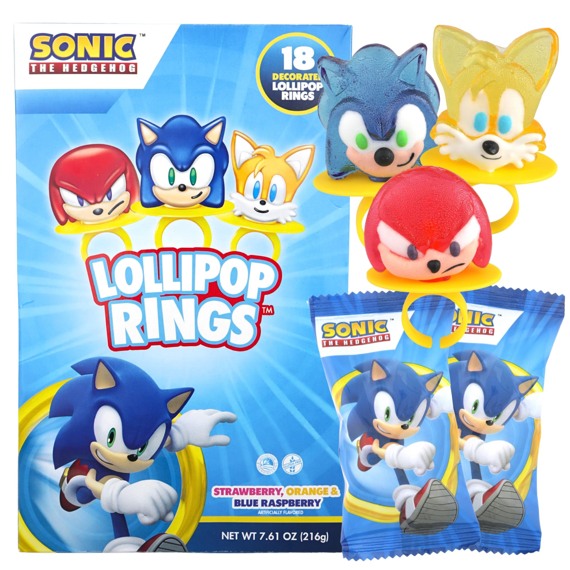 Imaginings 3 Sonic the SAF21 Hedgehog Individually Wrapped Lollipop ...