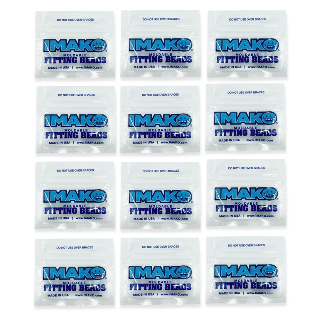 Imako Moldable Fitting Beads - Use for Any Fake Teeth, Filling Missing ...