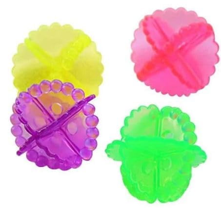ImegaZ Plastic Colorful Laundry Ball Reusable Washing Laundry Dryer ...