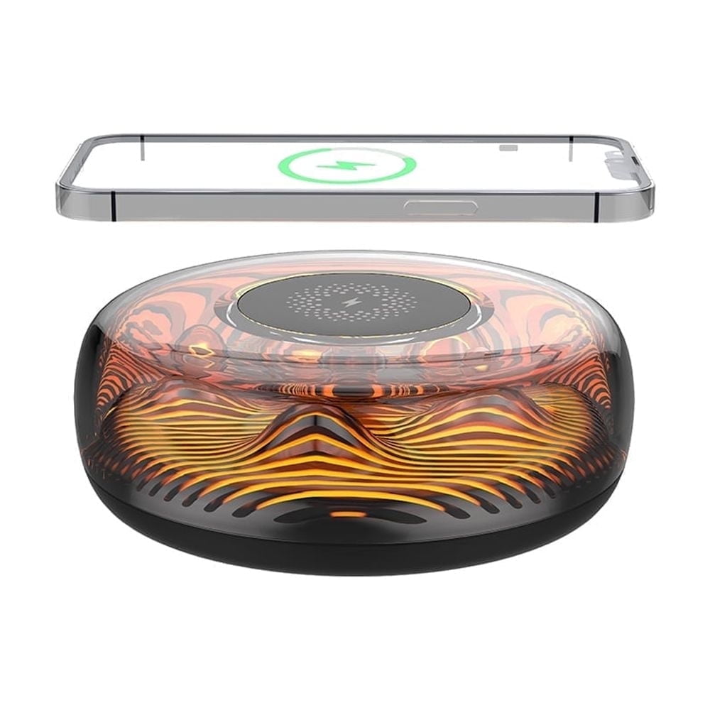 Imego 15W Fast Wireless Charger Bedside Lamp | Dimmable LED Desk Light ...