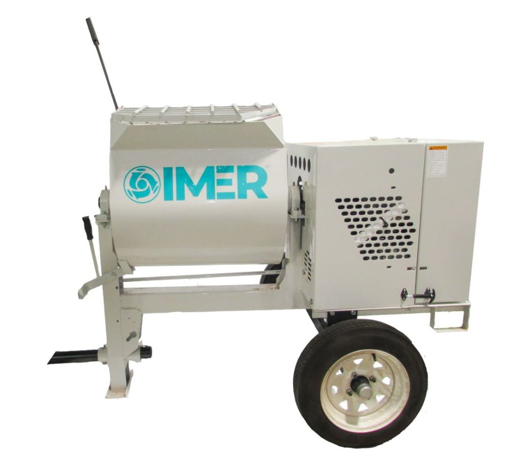 Imer 6 Cu-Ft Steel Drum Mortar Electric Mixer With Electric Motor - Walmart.com