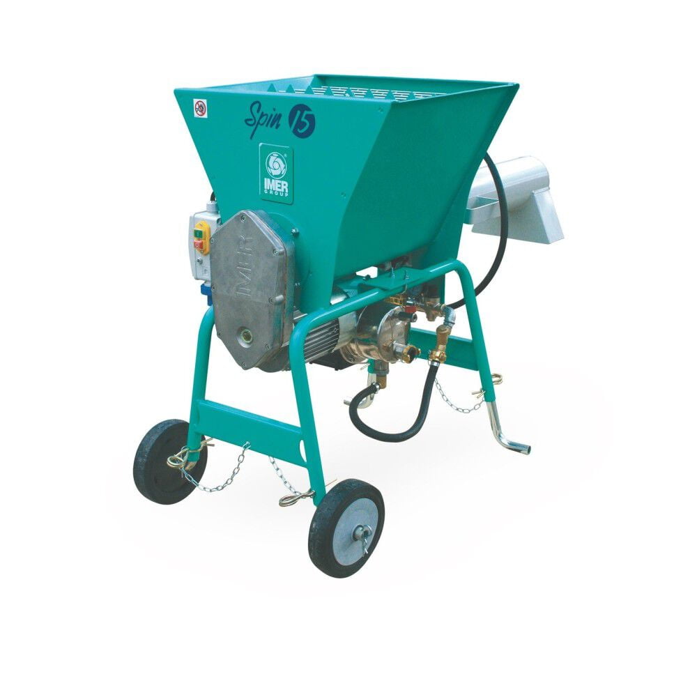 Imer Spin 15 2.12 Cu-Ft. 250 Lbs 110V 1.75Hp Electric Continues Mixer - Walmart.com