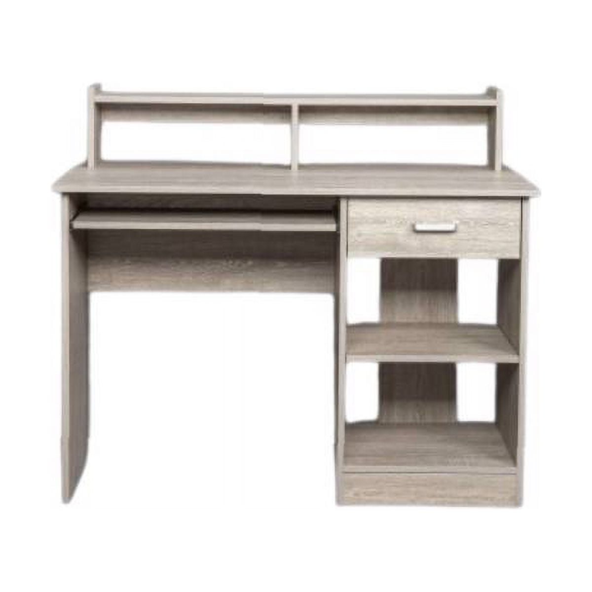 Imerelez Gray particleboard 110*50*95cm one-draw two-layer computer ...