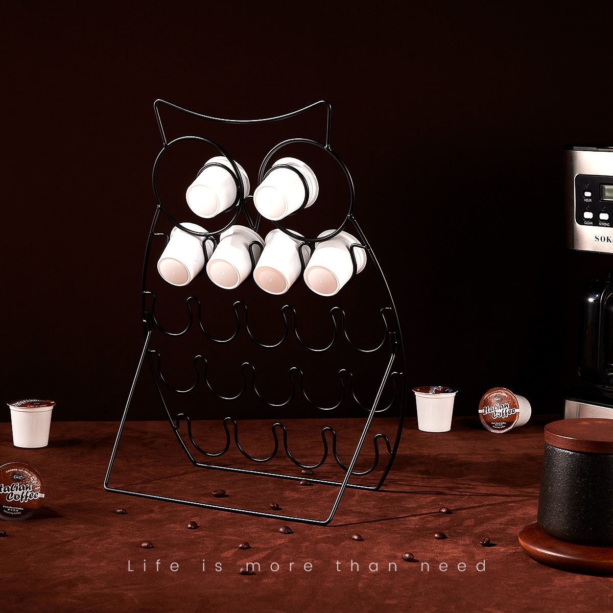 Imerelez K Cup Holder, Kcup Coffee Pods Holder, Owl K cup Coffee ...