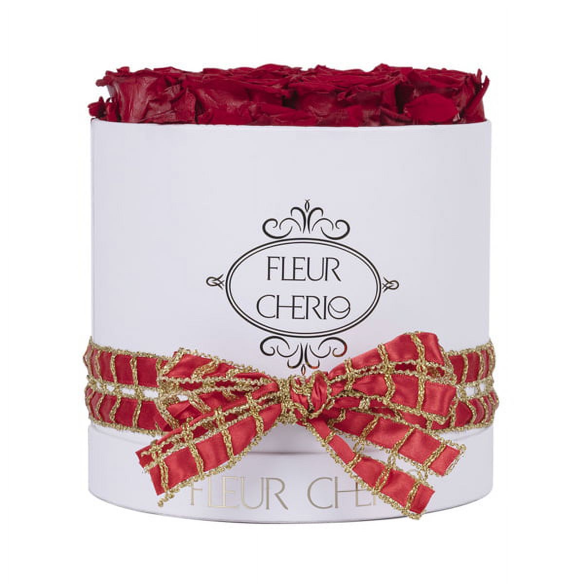 Imerelez Round Red Rose | Gold Red Alternate Ribbon Carton - Walmart.com