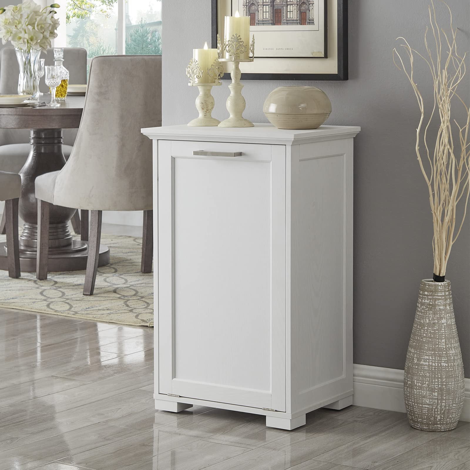 Imerelez Trash Can Cabinet with Adjustable Tilted Angles, Kitchen ...