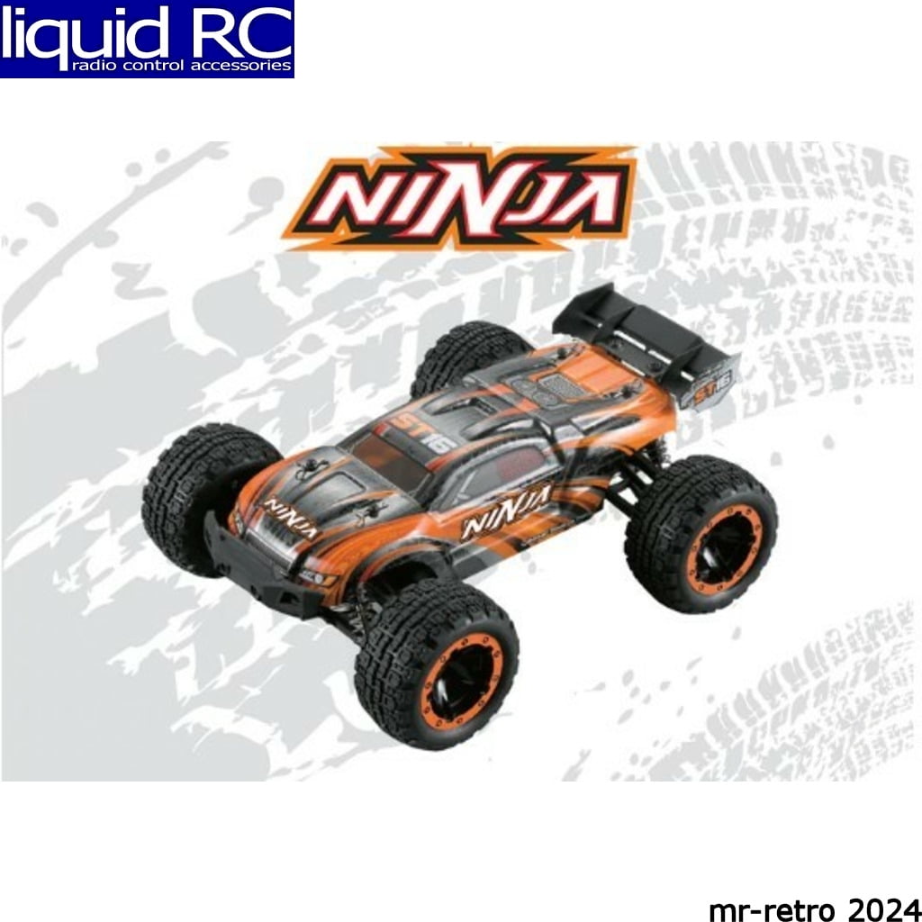 Imex Model Company Inc 19020-ORANGE Ninja 1/16th Scale Brushed RTR 4WD ...